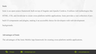 React Native vs Ionic - The Best Mobile App Framework | PDF