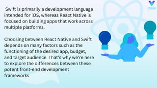 React Native vs Swift: Which Framework is Right for Your Next iOS App? | PPT