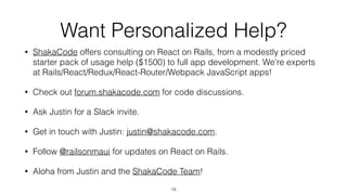 React on rails v4 | PPT