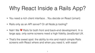 React on rails v4 | PPT | Free Download