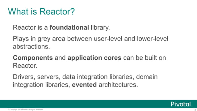 Intro to Reactor | PPTX | Programming Languages | Computing