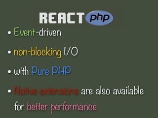 Reactor Pattern and React | PPT