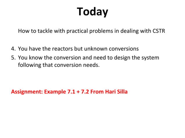 Reactor Design 8 | PPT