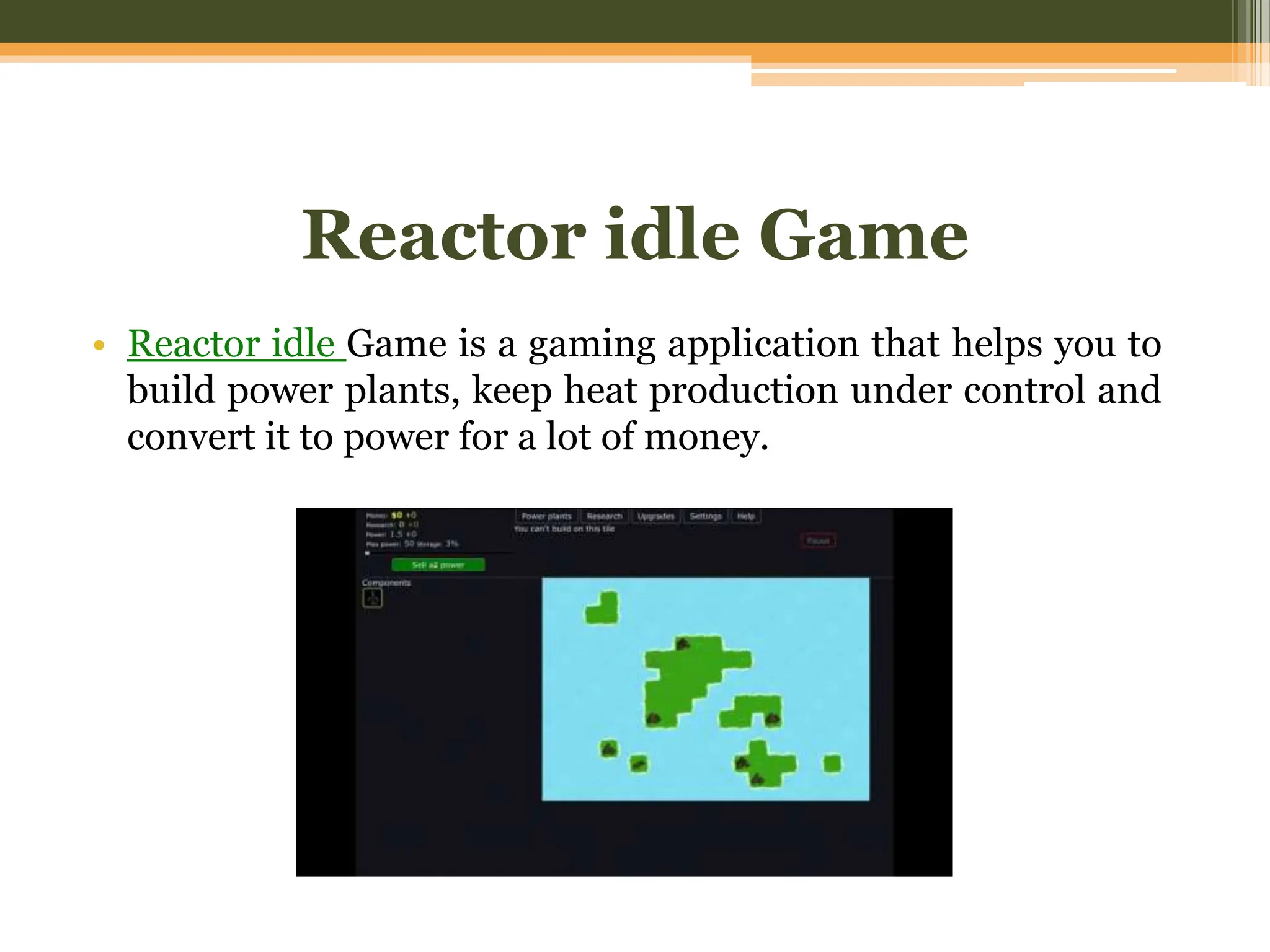 Reactor Idle Game | Clicker Games List.. | PPTX