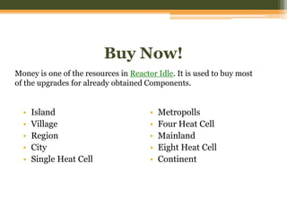 Reactor Idle Game | Clicker Games List.. | PPTX
