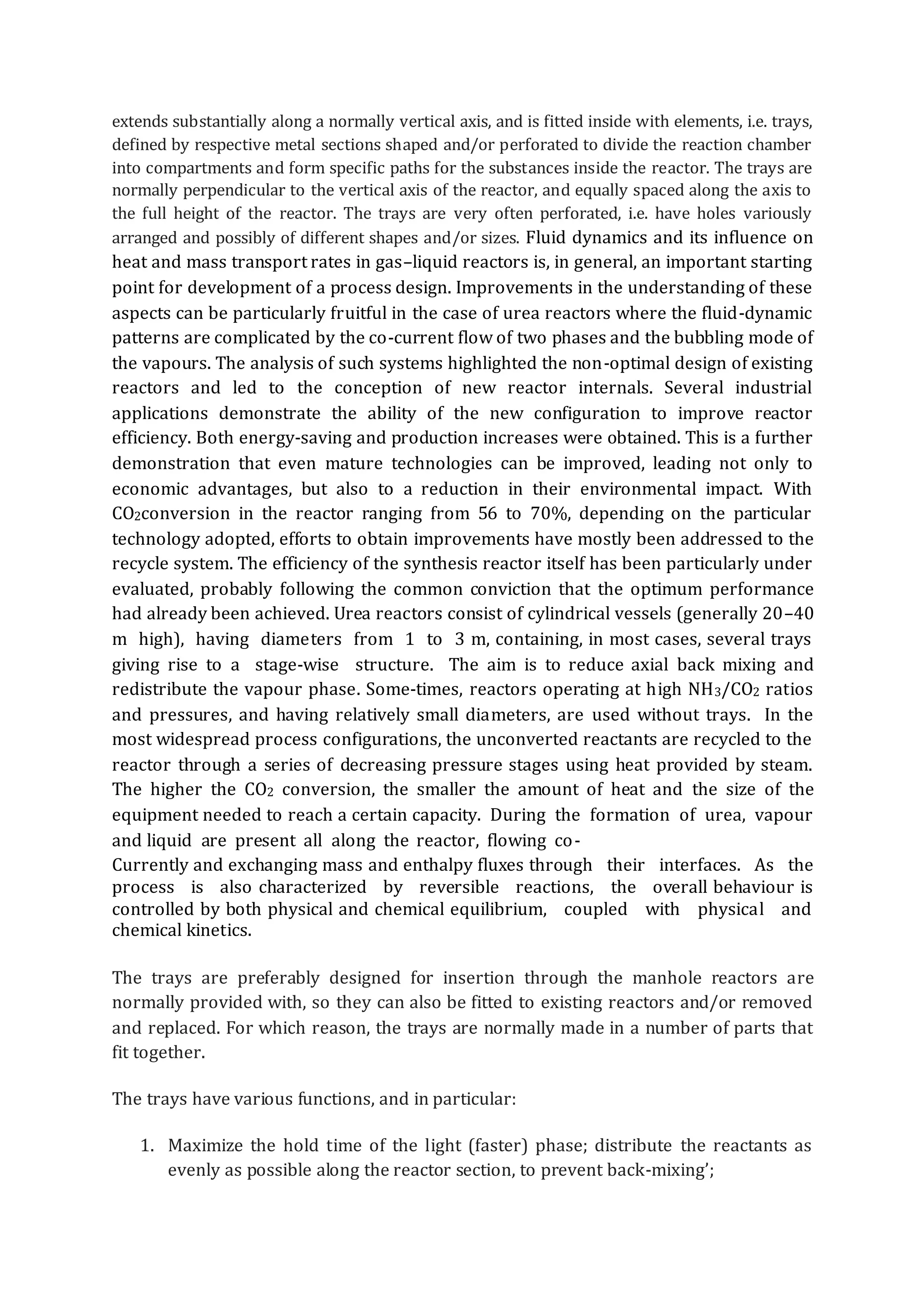 Reactor kinetics & ; different types of reactor trays | PDF