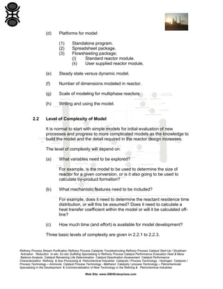 Reactor Modeling Tools - An Overview | PDF | Chemistry | Science