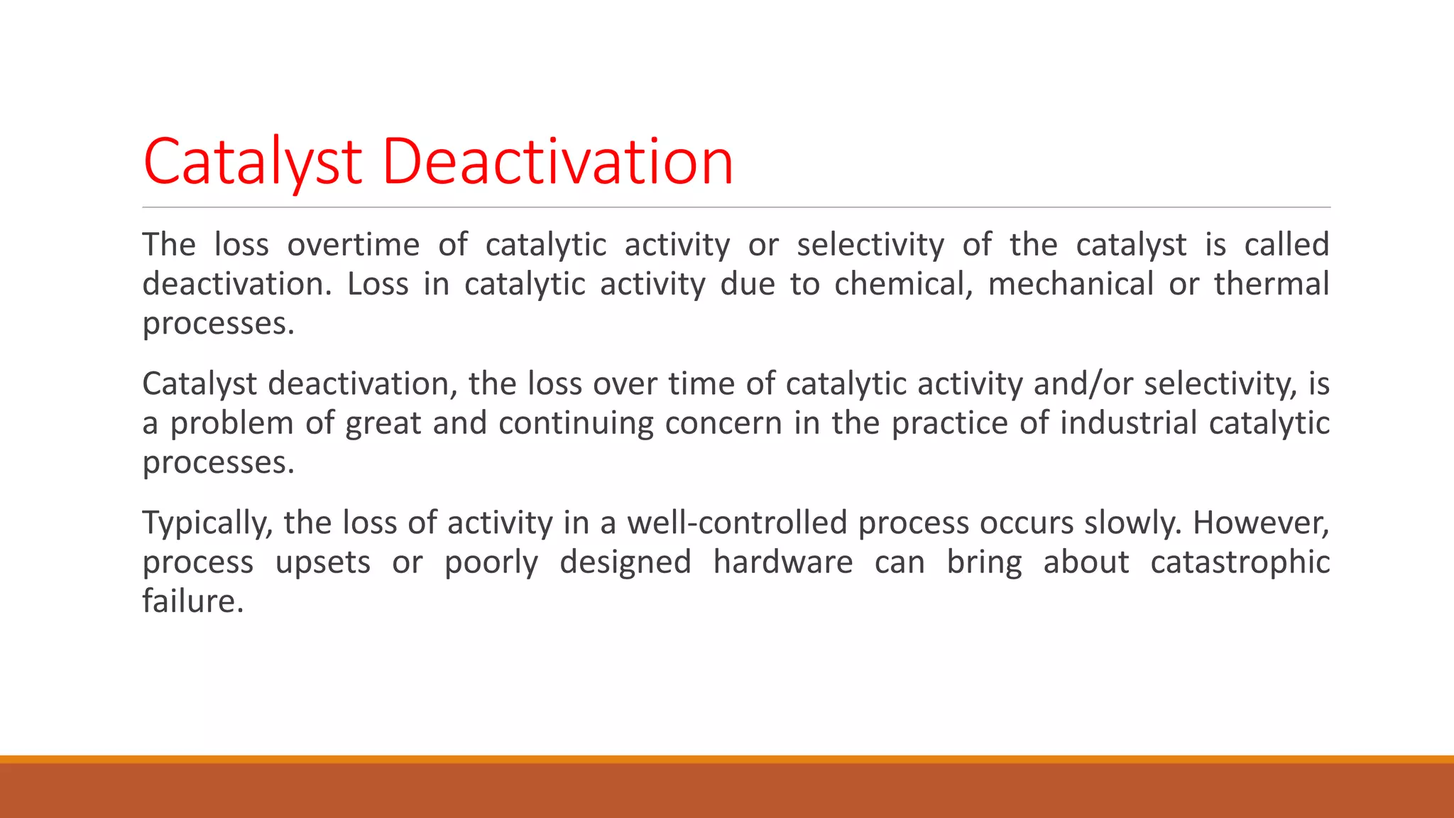 Troubleshooting of Catalytic Reactors | PPTX
