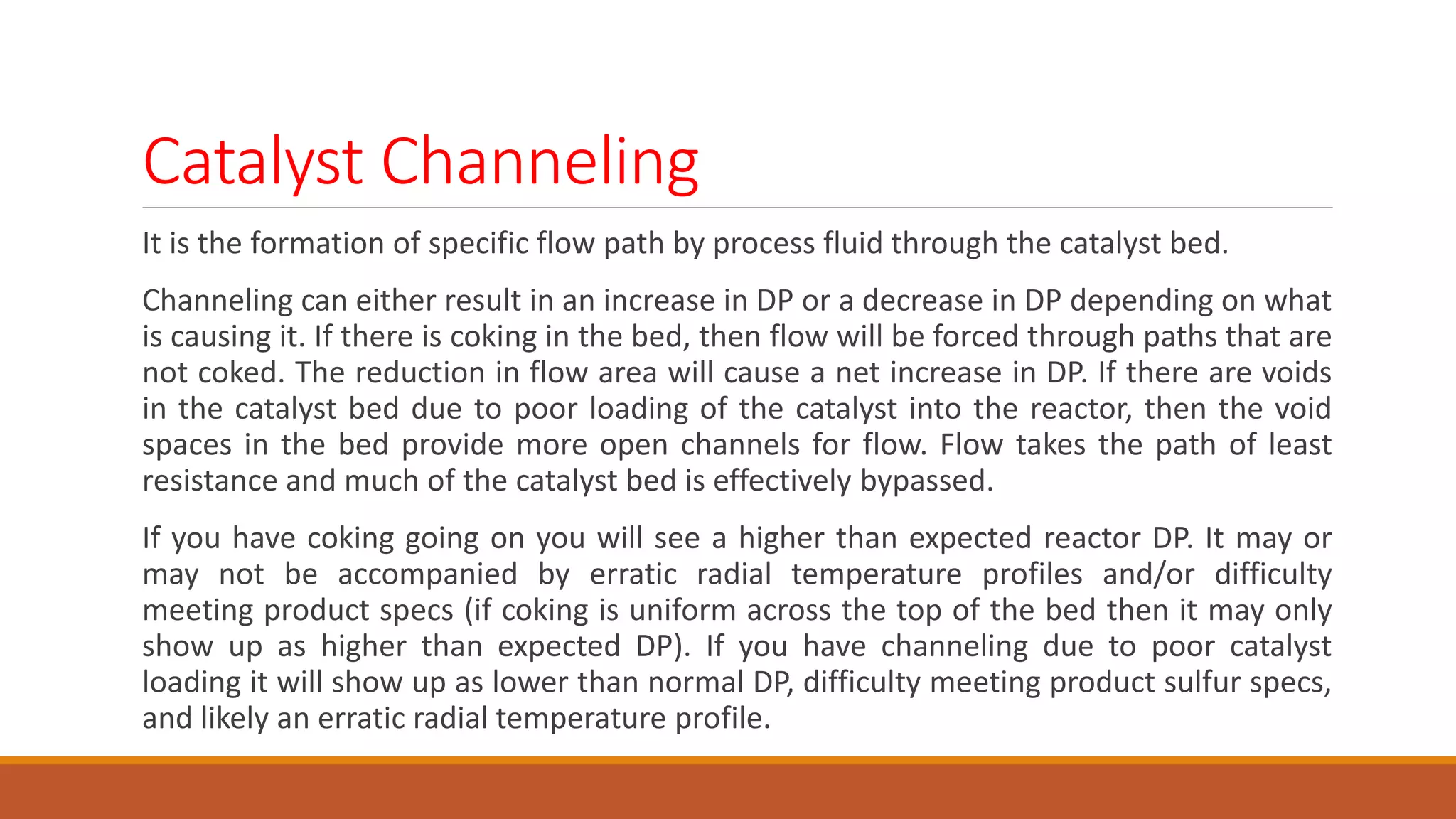 Troubleshooting of Catalytic Reactors | PPTX