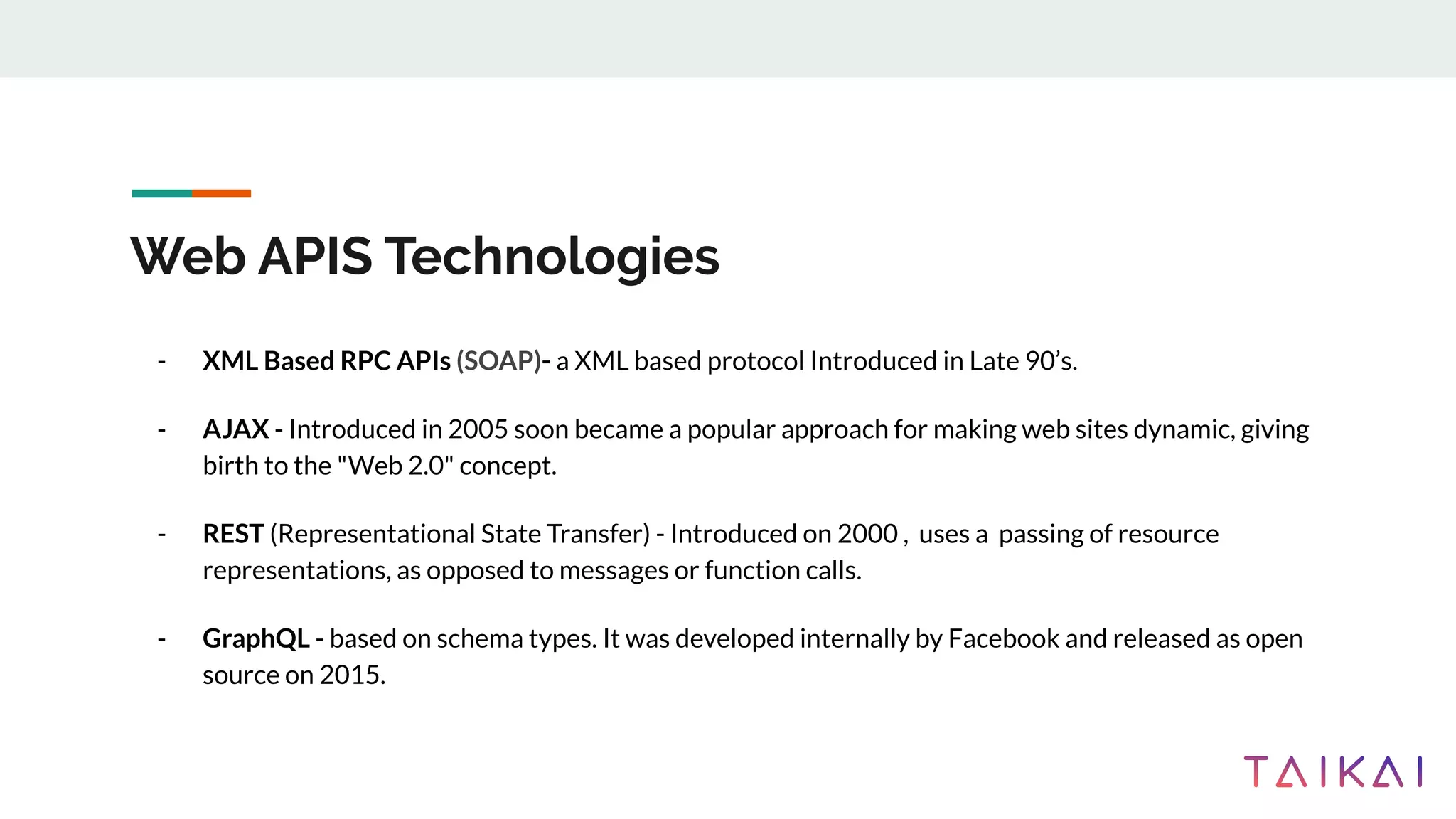 Modern APIs with GraphQL | PPT