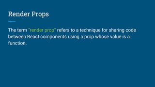React patterns | PPTX