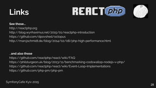 ReactPHP: practical intro | PPT