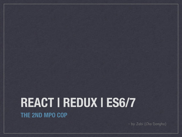 React Redux And Es67 Ppt 5914