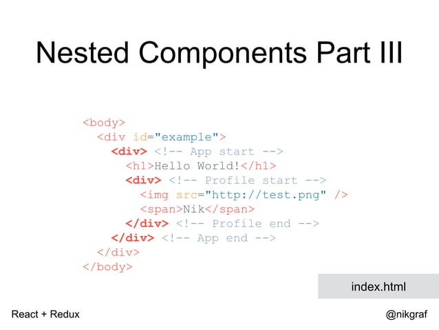React + Redux Introduction | PPTX