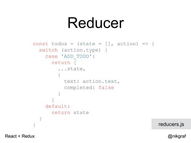 React + Redux Introduction | PPTX