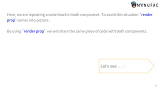 React render props | PPT