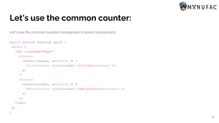 React render props | PPT