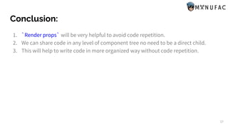 React render props | PPT