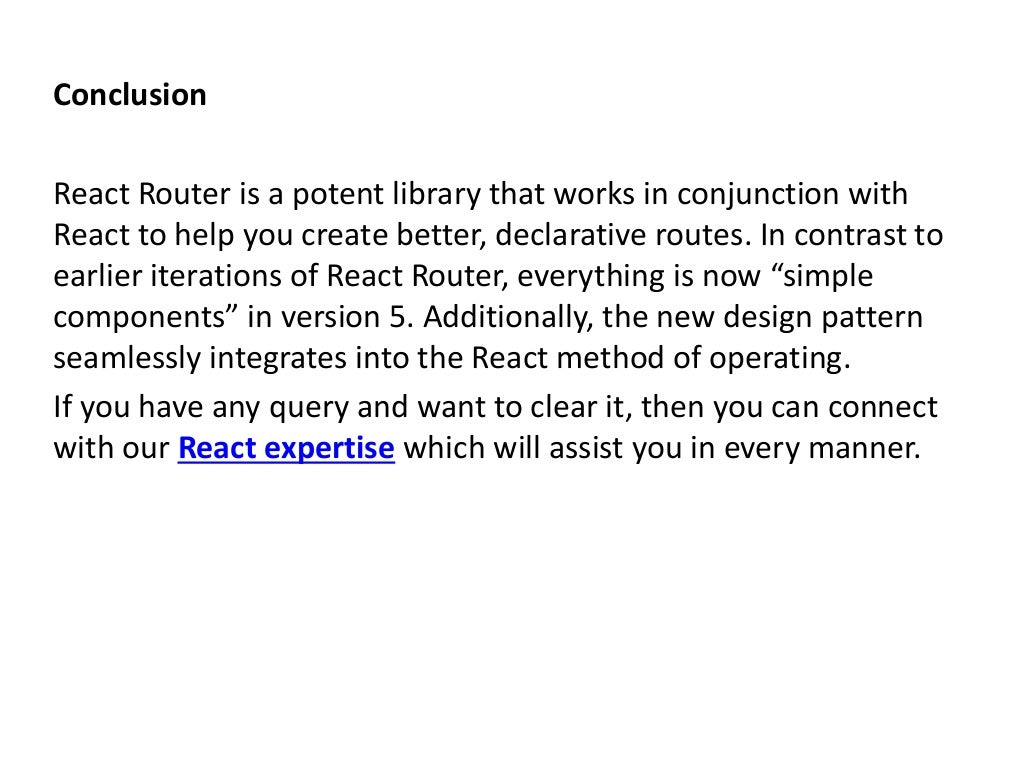 React Router Explanationpptx