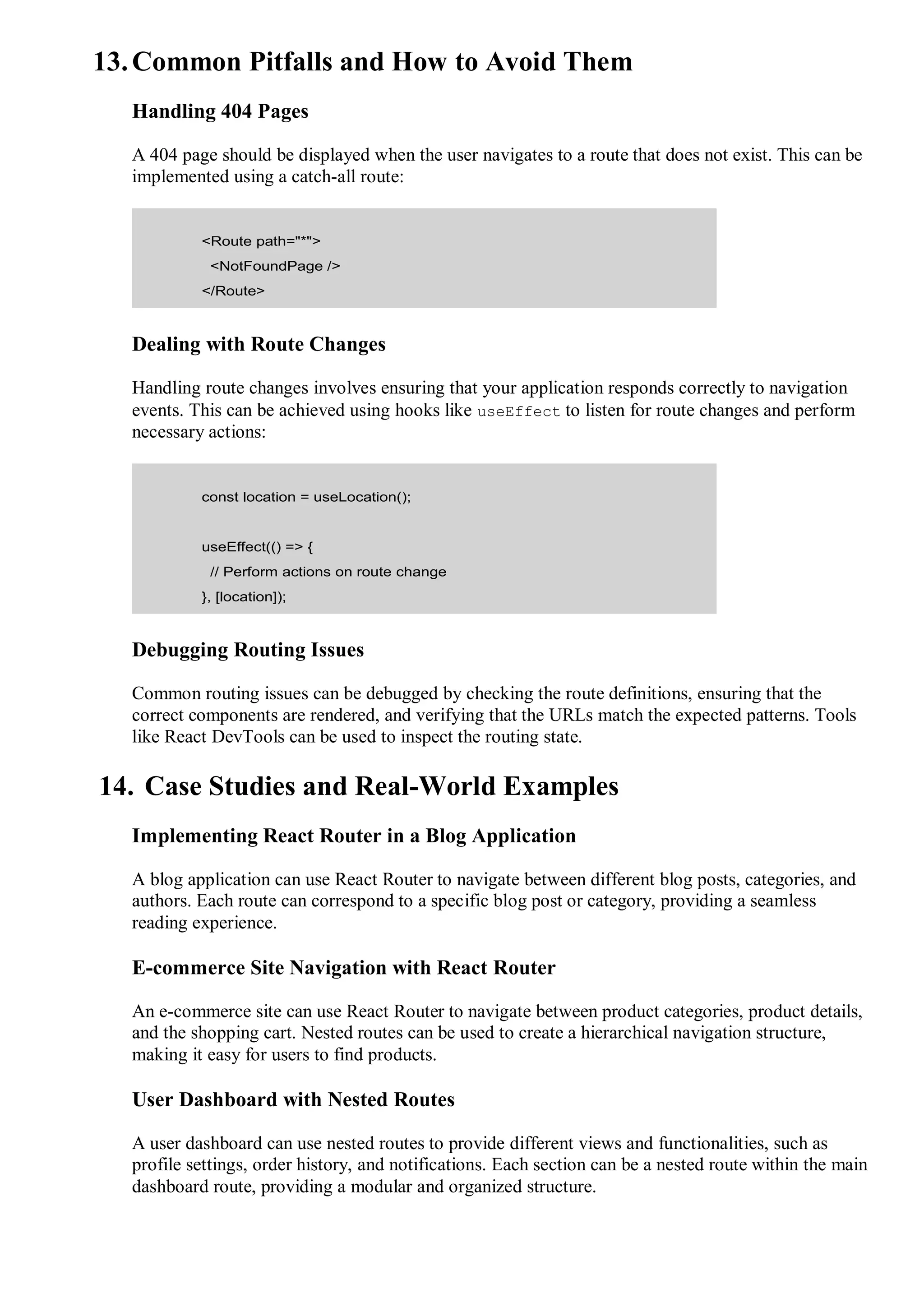 Learn more about React Router & it's properties | PDF
