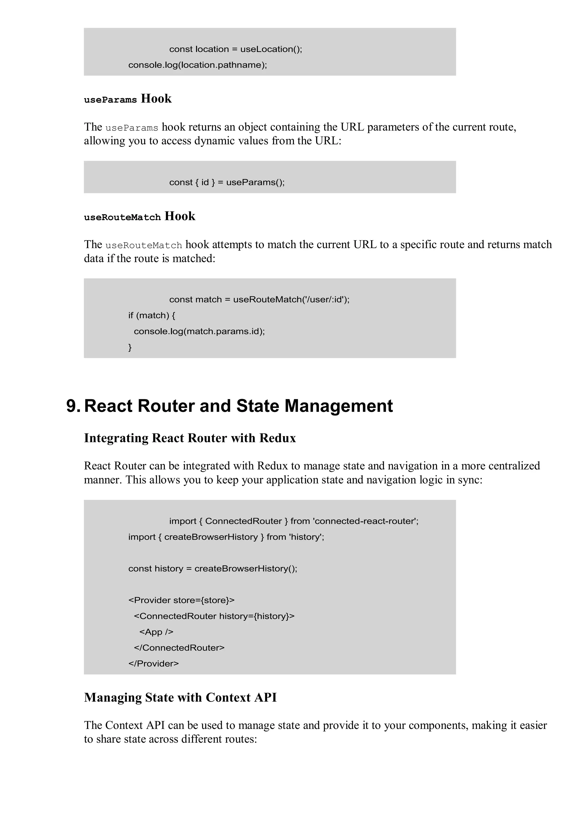 Learn More About React Router And It S Properties Pdf