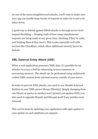 React security vulnerabilities | PDF