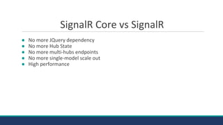 Aplicaciones en tiempo real con ReactJS y SignalR Core | PPT