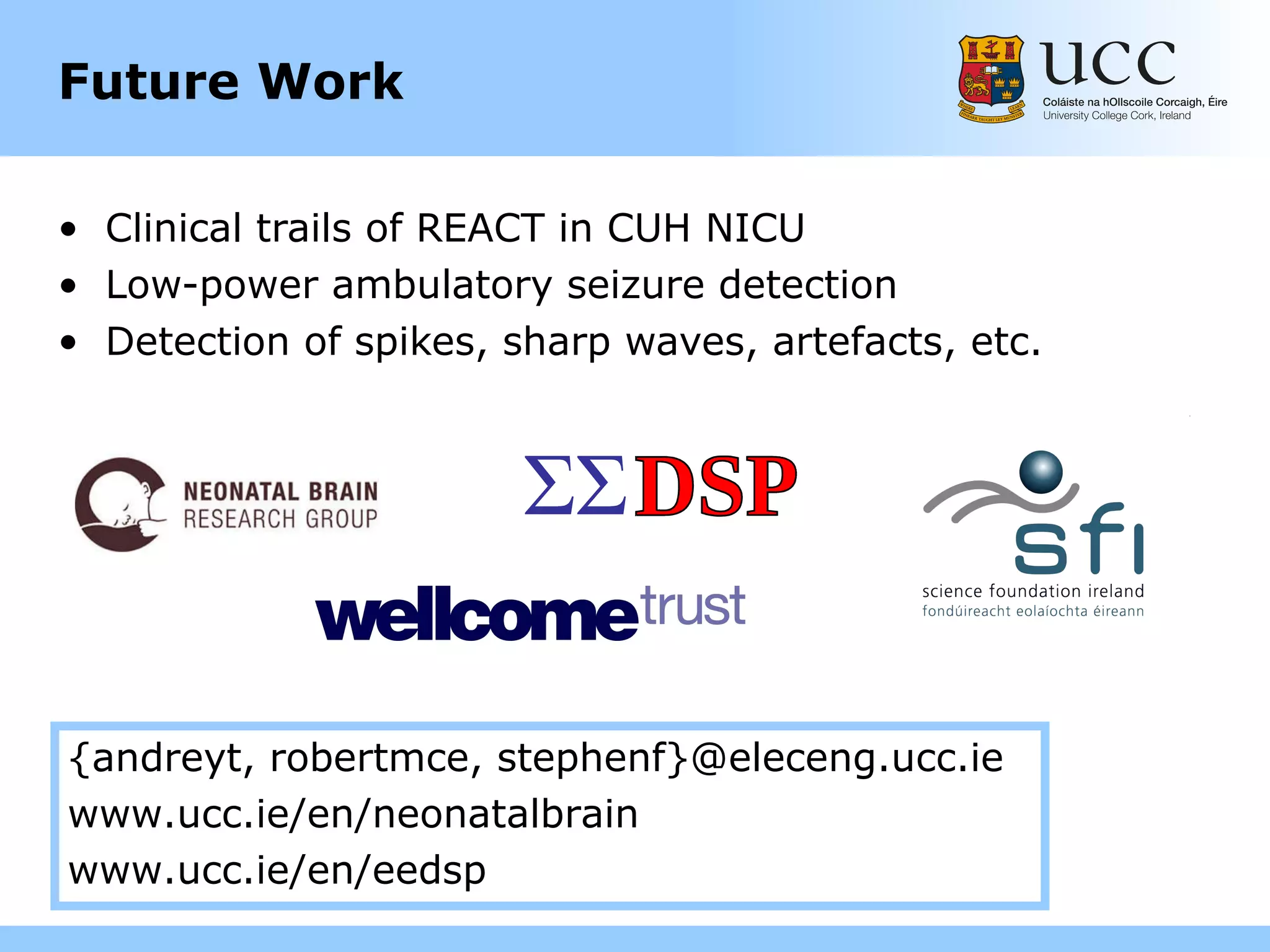REACT: Real-time EEG Analysis for Event Detection | PPT