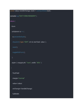Simple React Todo List | PDF | Web Development | Internet