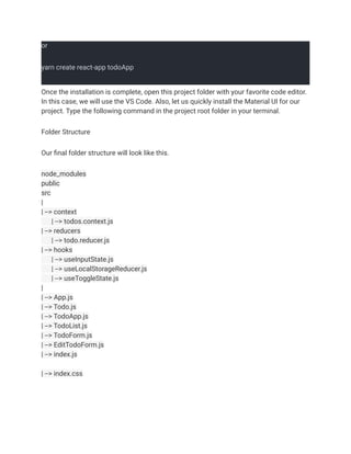 Simple React Todo List | PDF
