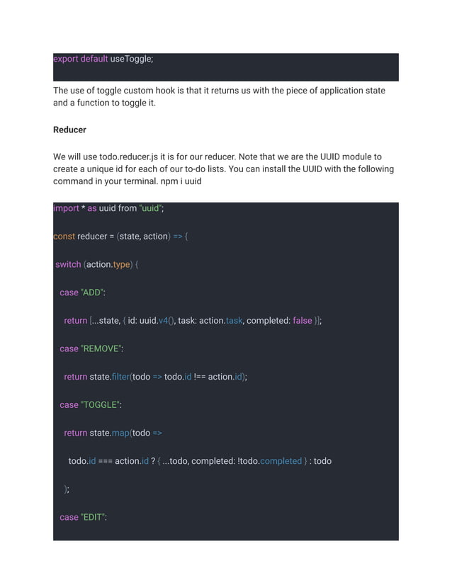 Simple React Todo List | PDF | Web Development | Internet
