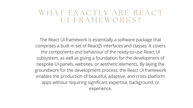 React UI Frameworks: The Key to Developing Top-Performing Applications ...