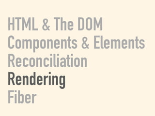React Under the Hood: Understanding React's UI Rendering Process | PPT