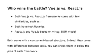 React vs angular what to choose for your app | PPT