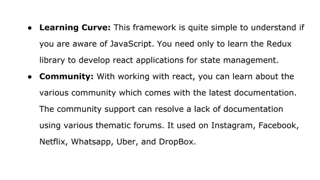 React Vs Angular What To Choose For Your App Ppt