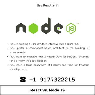 React vs Node js: Which is Better for Web Development? - Semiosis Software Private Limited | PDF