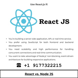 React vs Node js: Which is Better for Web Development? - Semiosis Software Private Limited | PDF
