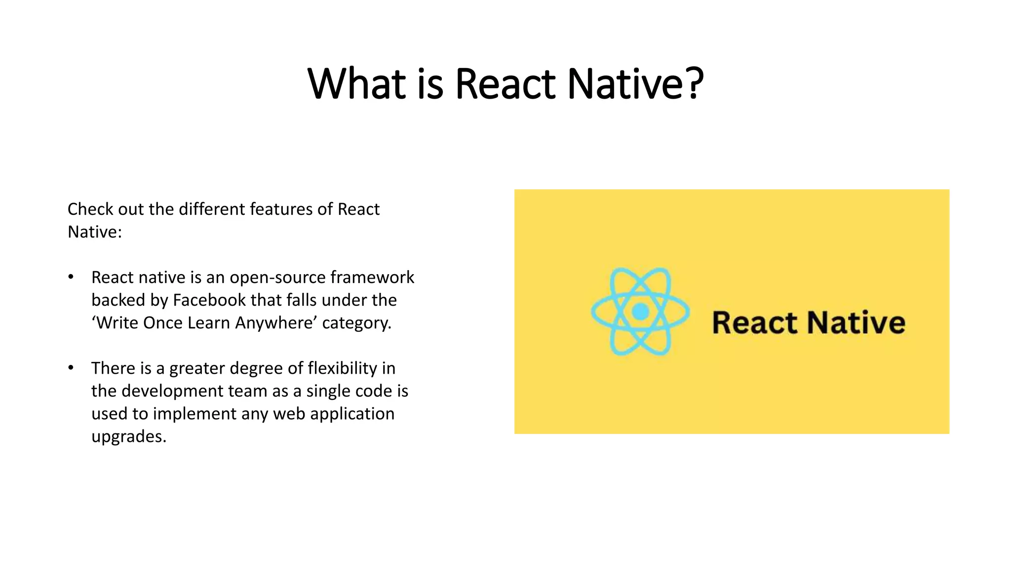 React Vs React Native Ppt
