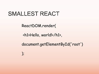 React | PPT