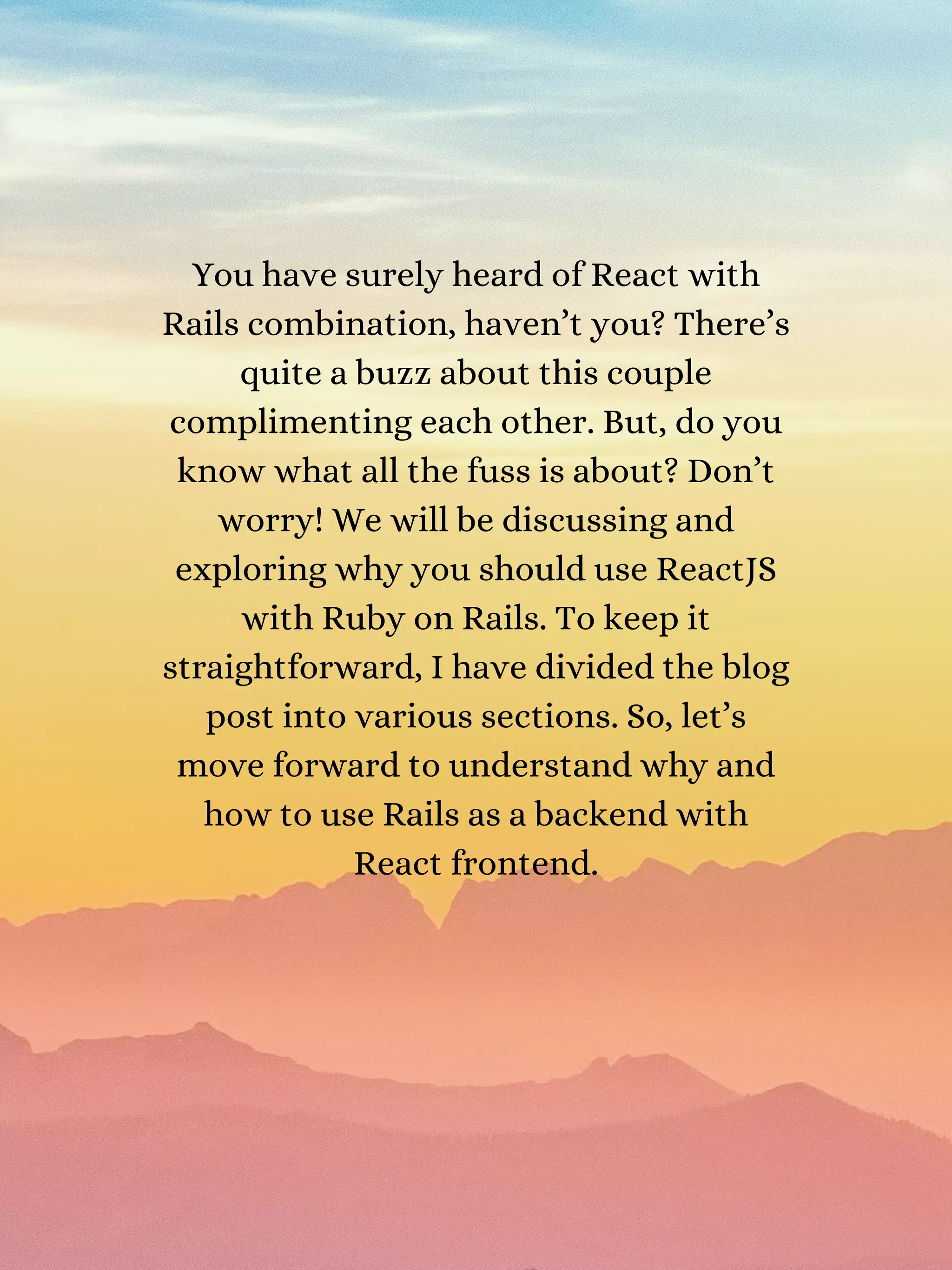 React With Rails A Perfect Combination To Build Modern Web Application 0313