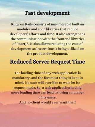 React with rails a perfect combination to build modern web application ...