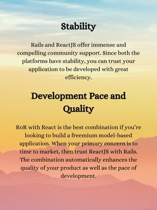 React with rails a perfect combination to build modern web application ...