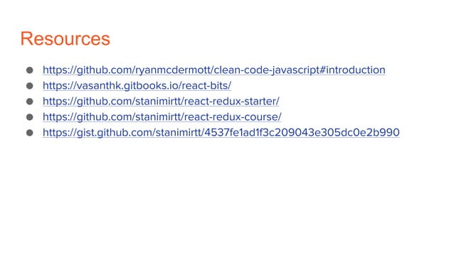 React with Redux | PPT