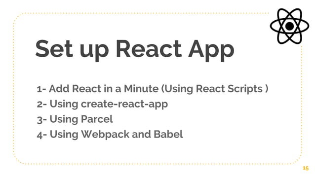 React workshop | PPTX | Web Development | Internet