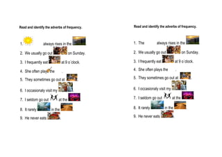 ADVERBS FREQUENTLY, ALWEYS, USUALLY, NEVER | DOCX