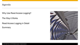 Read Access Logging (RAL) for SAP NetWeaver Overview | PDF