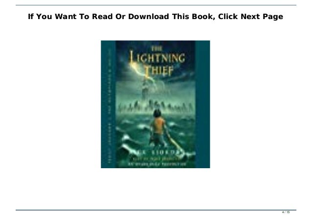 Lightning thief pdf - rightturtle