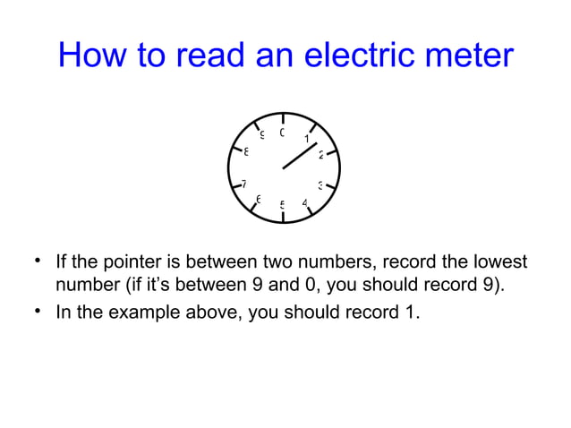 Read electric meter | PPT | Gas and Electric | Home Utilities