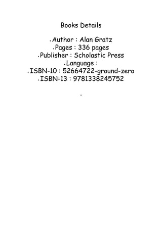 READ ONLINE\\\ Ground Zero | PDF