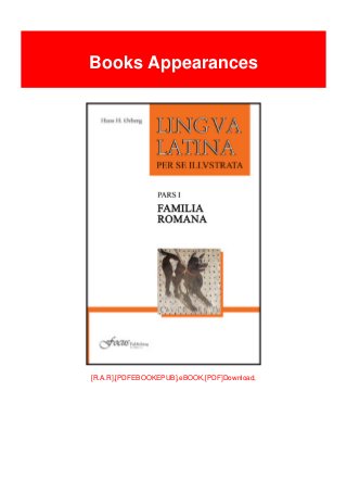 Lingua latina per se illustrata pdf - lasopauniversal